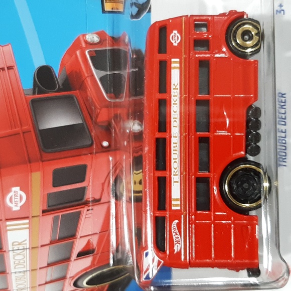 Mattel | Other | Hot Wheels Trouble Decker 223 Hw Metro Collection ...